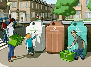 Green contamination "defining issue" in glass recycling - letsrecycle.com