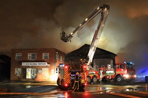West Bromwich textile recycler hit by severe fire - letsrecycle.com