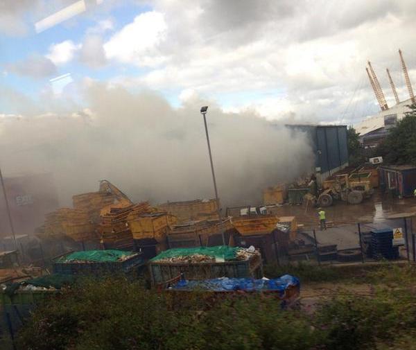 Canning Town recycling blaze under control - letsrecycle.com