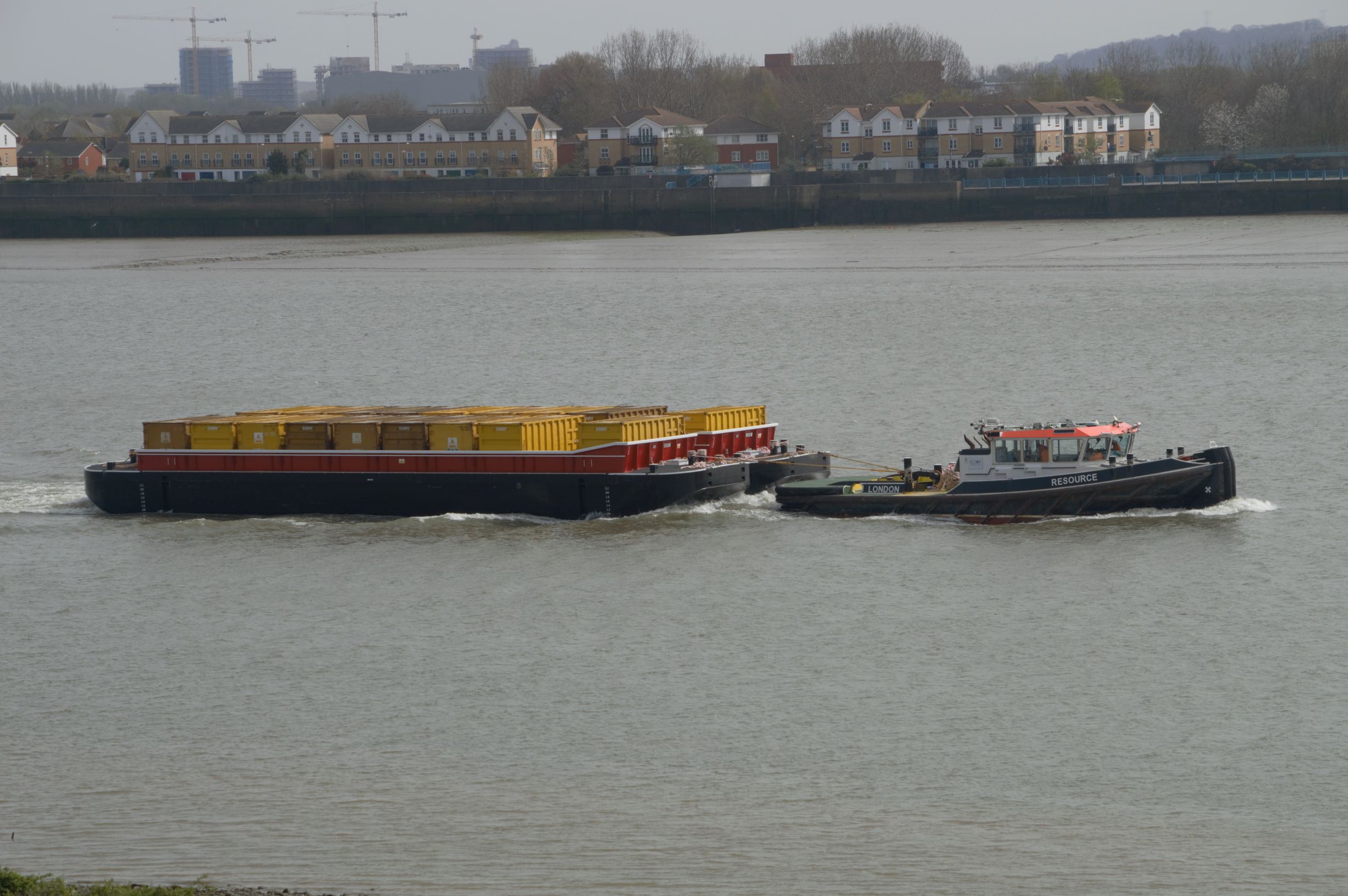 Cory takes delivery of five waste barges - letsrecycle.com Cory takes delivery of five waste barges - letsrecycle.com