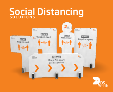 DS Smith launches 'social distancing separators' - letsrecycle.com
