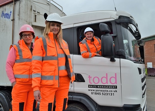 Yorwaste promotes female HGV drivers
