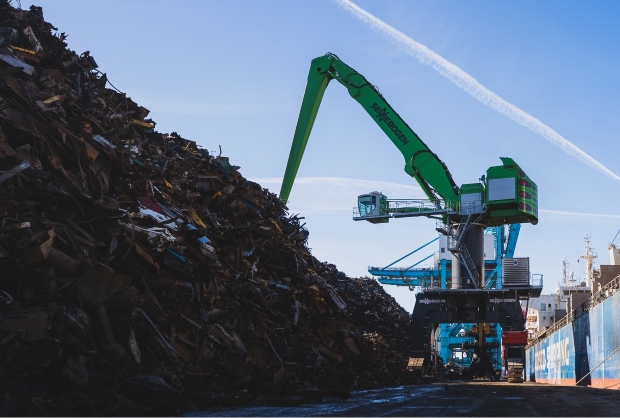 EMR unveils electric handler at Liverpool site - letsrecycle.com