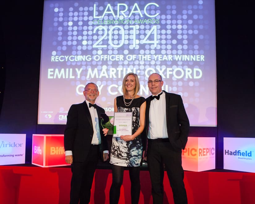 Oxford recycling officer triumphs at LARAC 2014 - letsrecycle.com