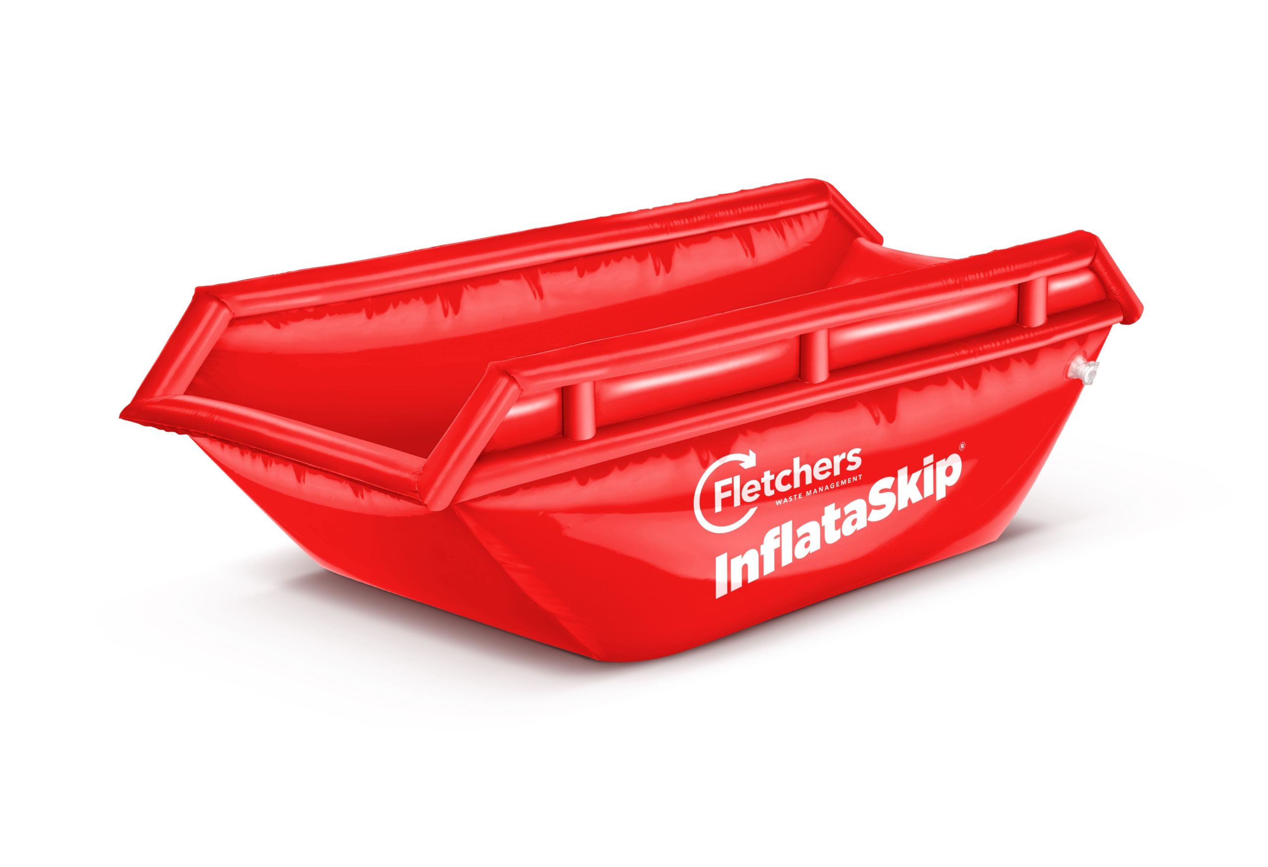 Fletchers Waste unveils 'inflatable skip' - letsrecycle.com