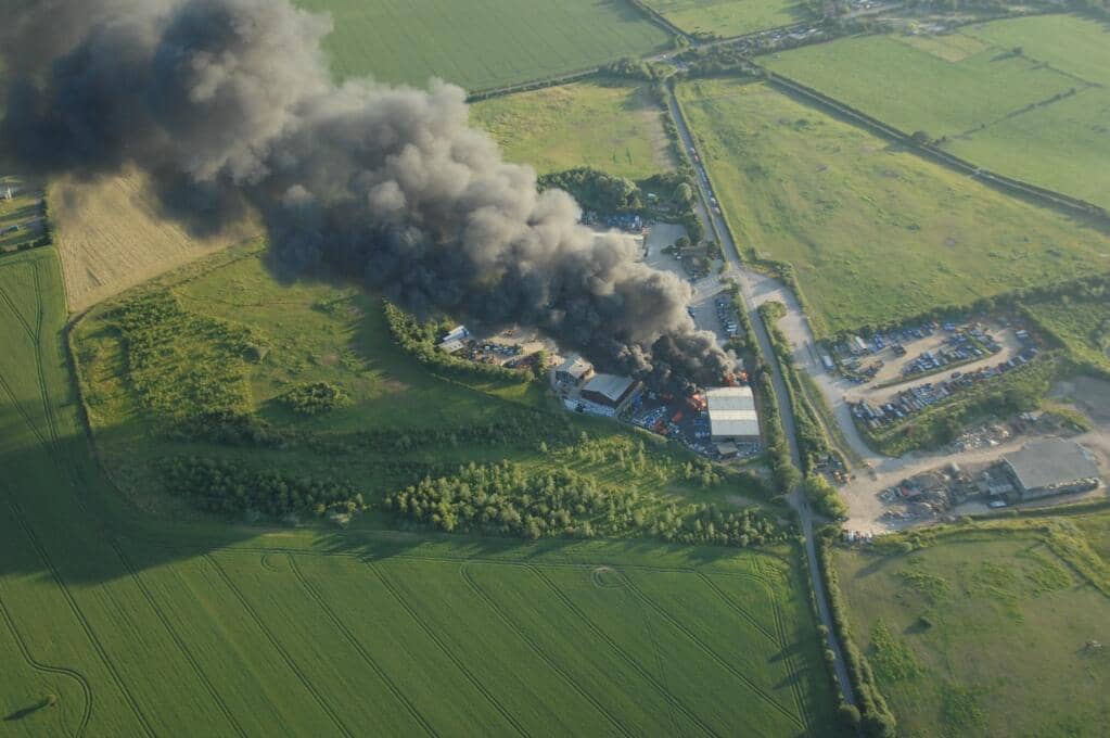 Spontaneous fires hit waste sector over weekend - letsrecycle.com