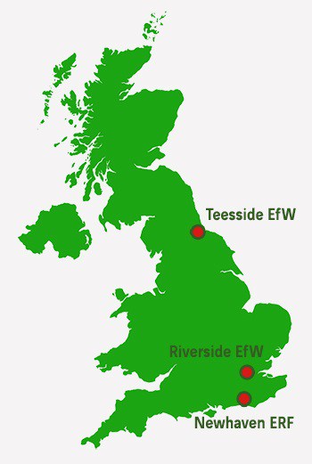 Defra lists shows only three EfW plants classed as recovery