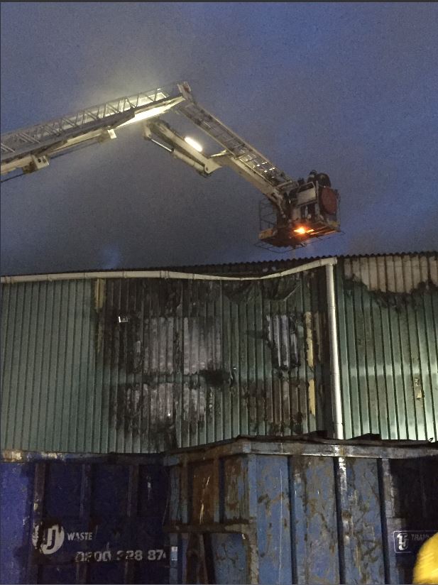 TJ Waste & Recycling praises fire service after blaze - letsrecycle.com