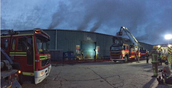 TJ Waste & Recycling praises fire service after blaze - letsrecycle.com
