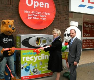 Tesco opens first on-street automated recycling bank - letsrecycle.com