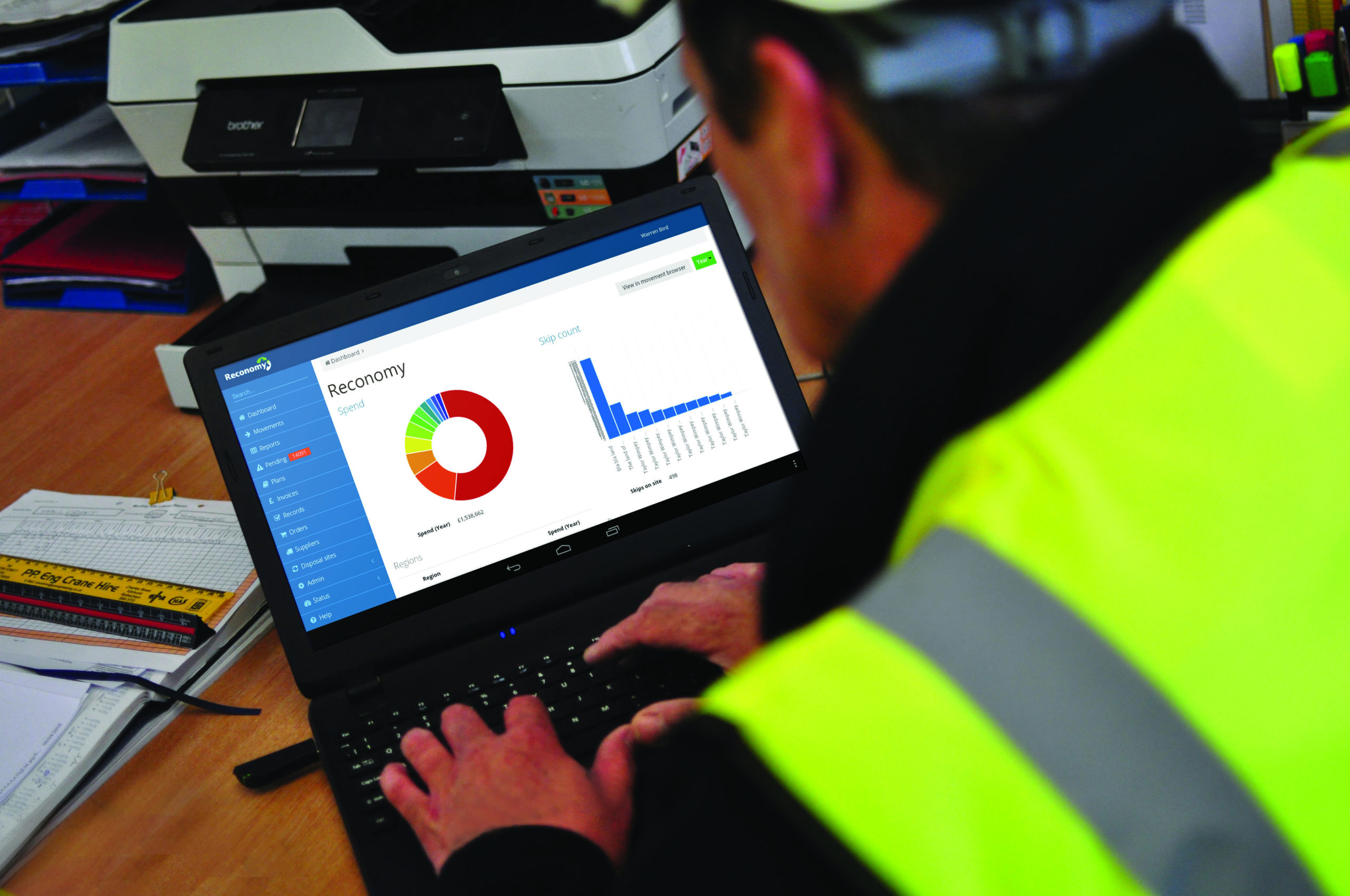 Reconomy links online portal with SmartWaste