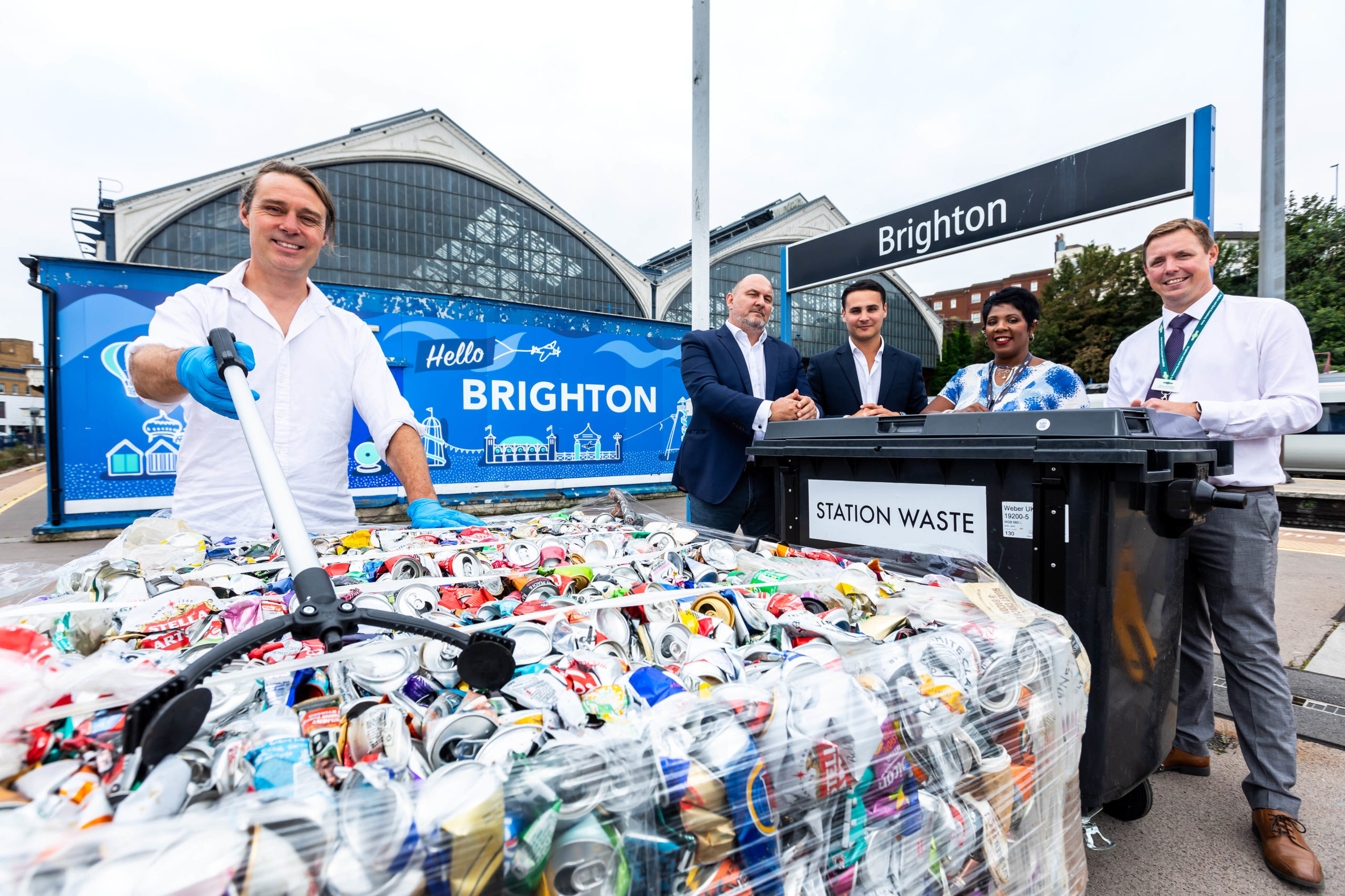 ‘Mobile segregation unit’ boosts recycling at Brighton station ...