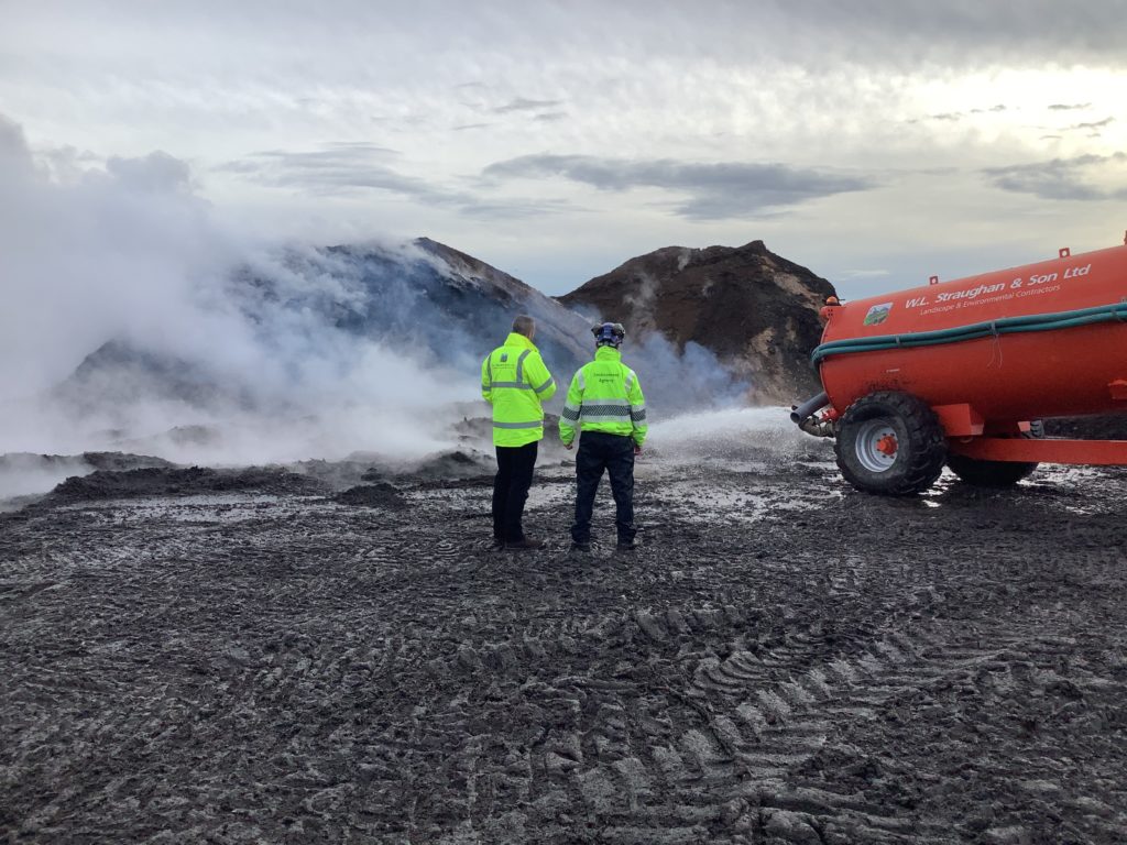 Agency tackles two-month long green waste fire - letsrecycle.com