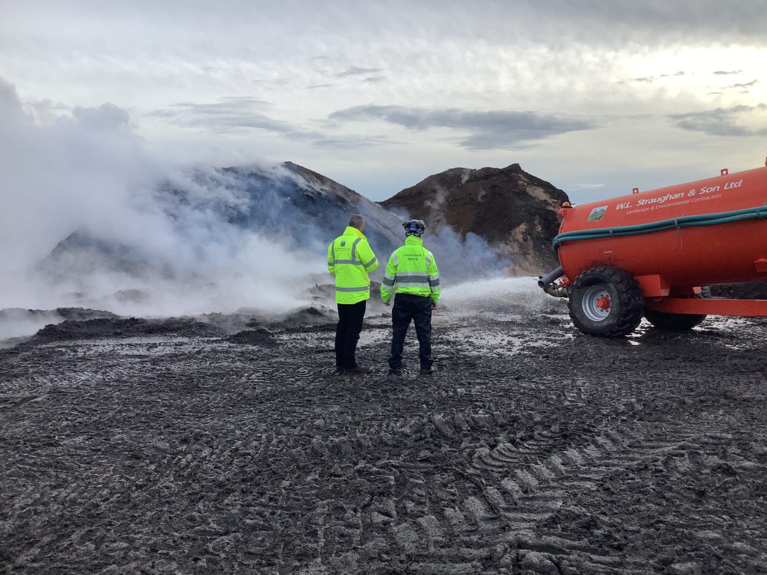 Agency tackles two-month long green waste fire - letsrecycle.com