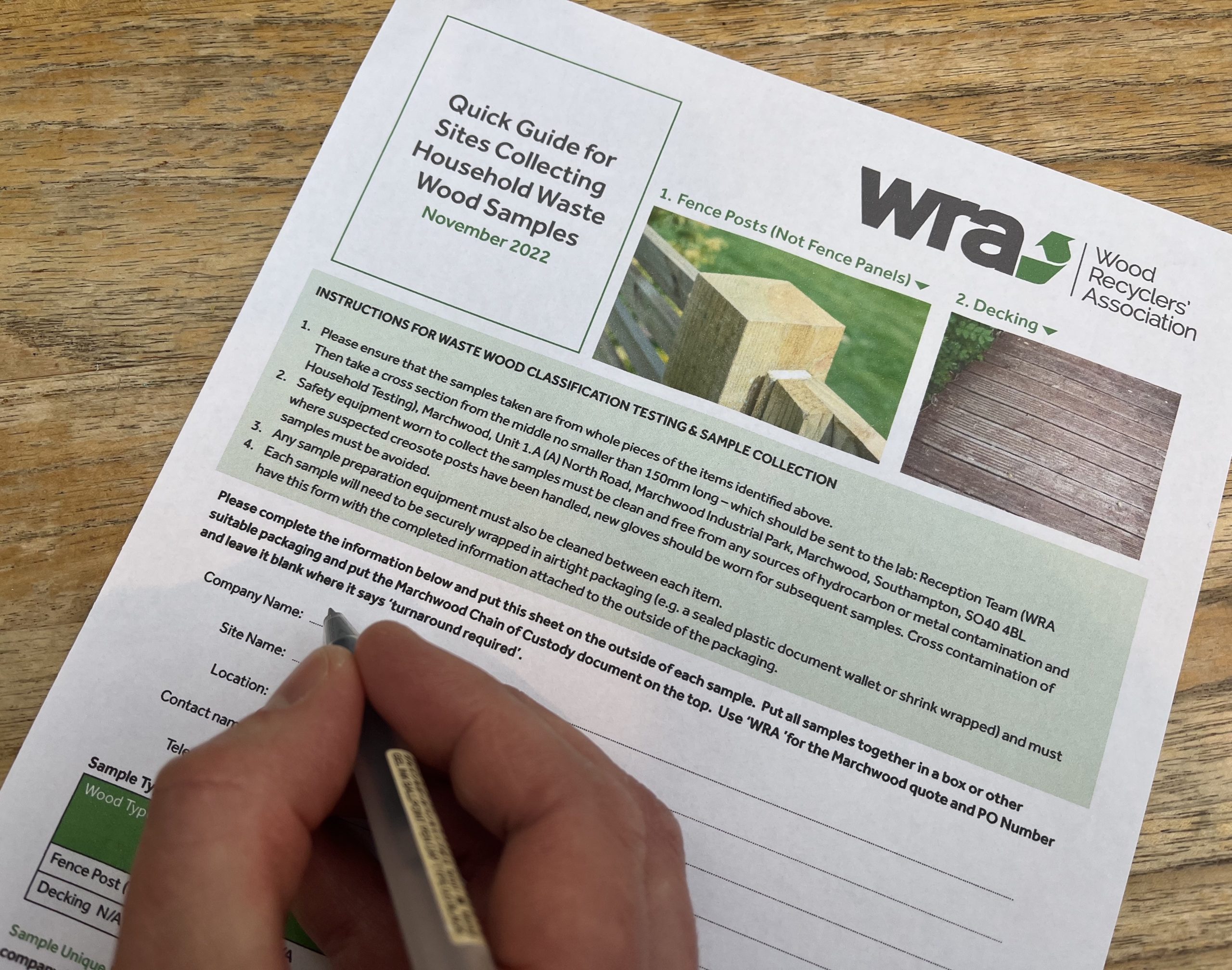 WRA launches next phase of fence post and decking tests - letsrecycle.com