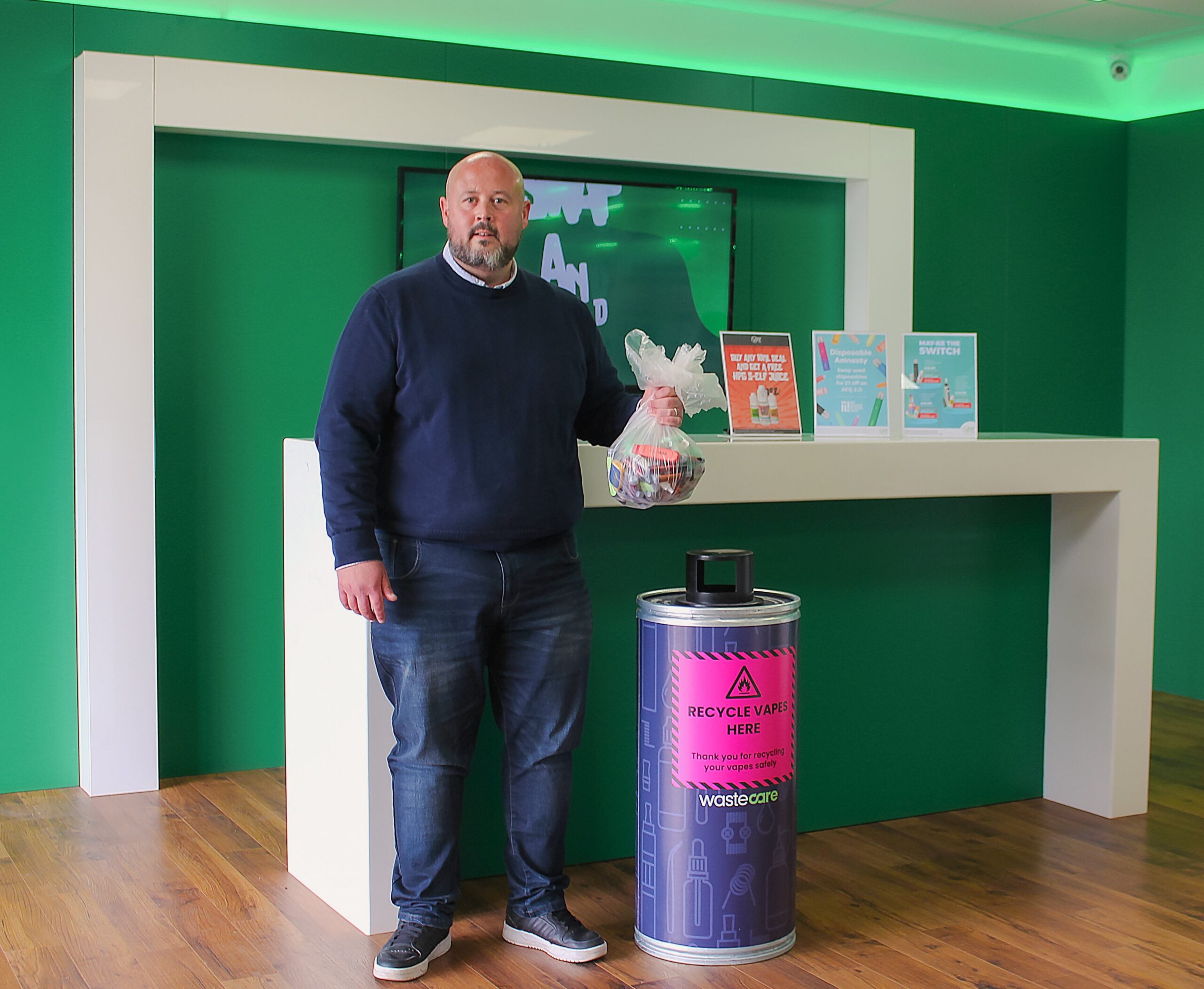 Wastecare and VPZ partner to recycle vapes at Elland plant - letsrecycle.com