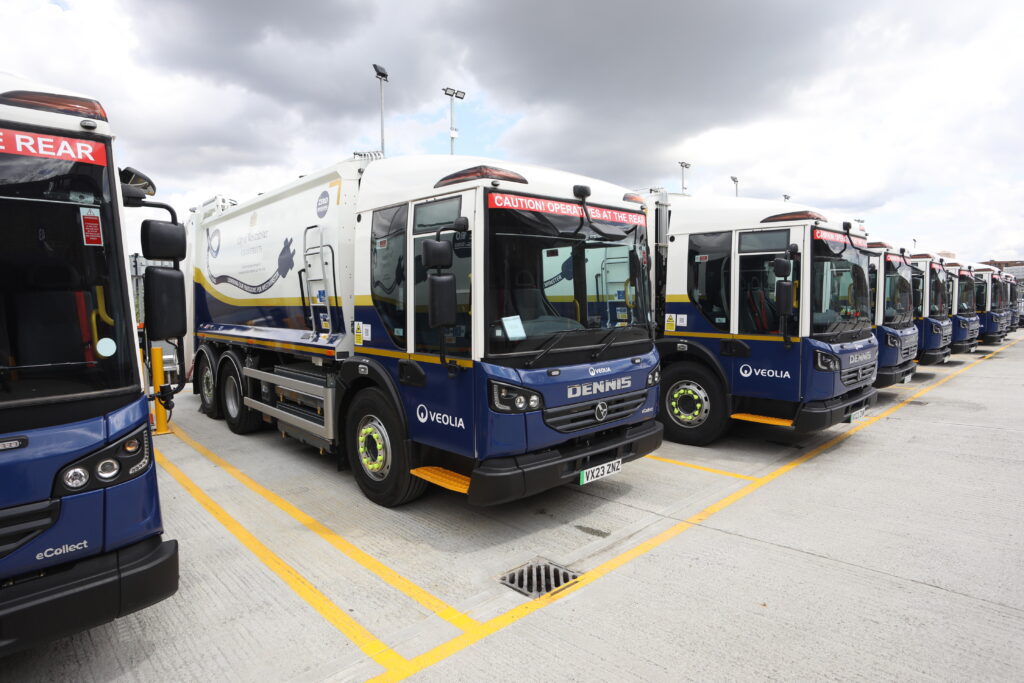 Westminster and Veolia unveil electric RCV fleet - letsrecycle.com
