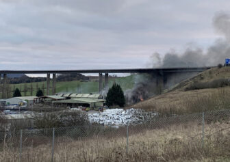 Fire service attends blaze at Enva site in Perth - letsrecycle.com