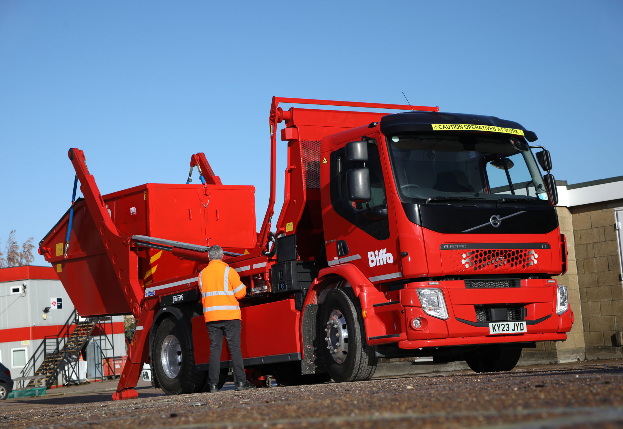 Biffa to rollout its first electric skip loader after deal with Volvo ...