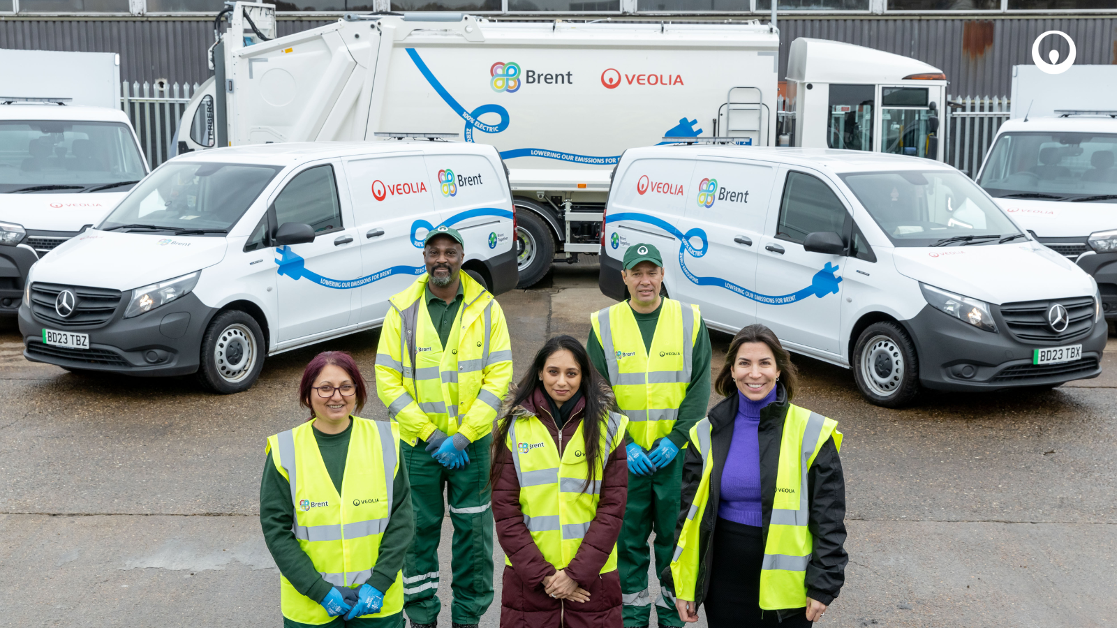 Brent rolls out electric RCVs as part of Veolia contract - letsrecycle.com