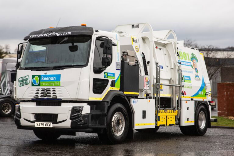 Keenan Recycling deploys first electric food waste collection vehicle ...