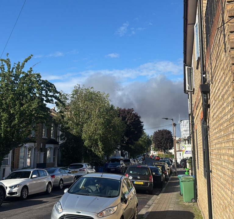 Major recycling centre fire shuts down London train services ...